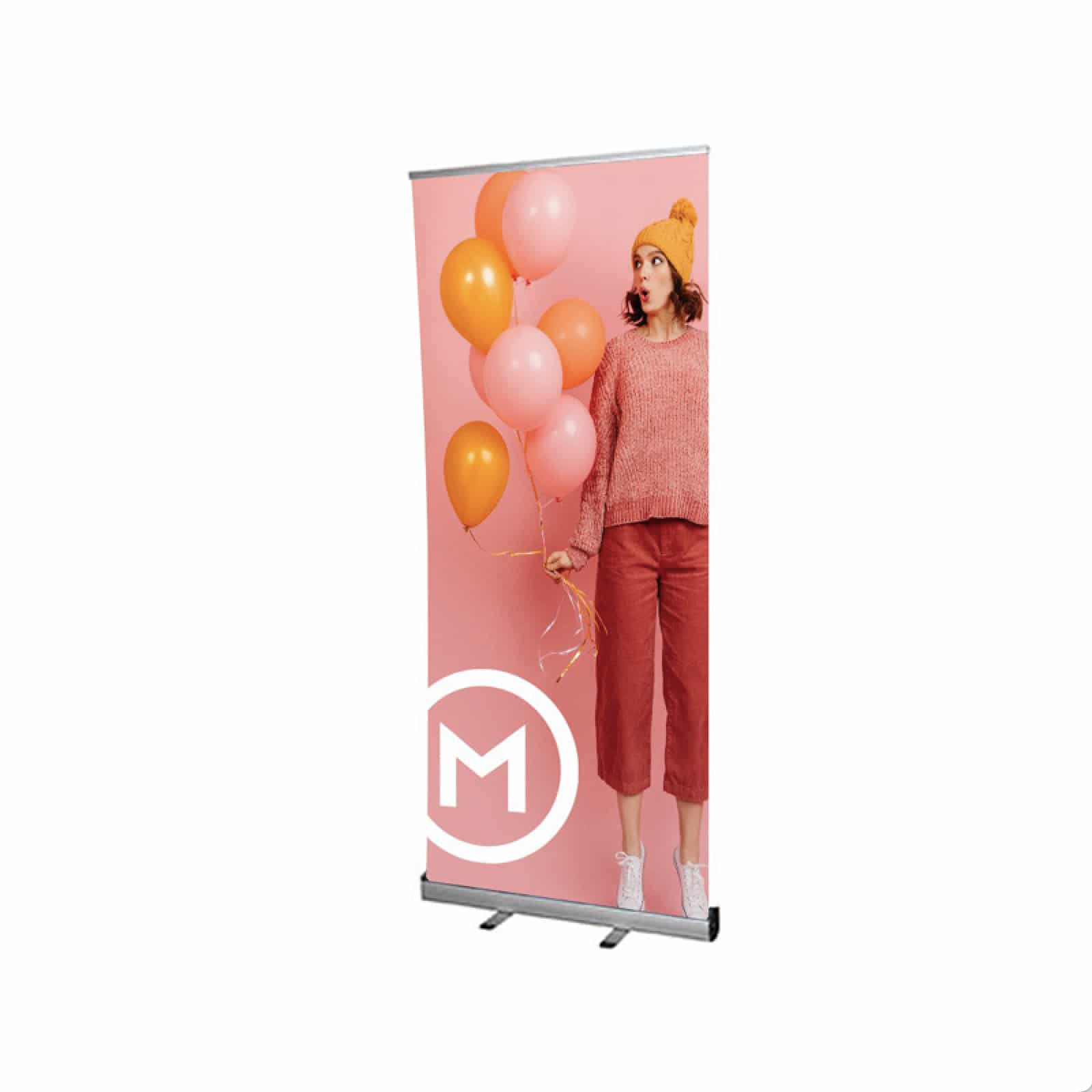 Roll-up-teline Basic 85 x 200 cm - suosittu! | banderollit.fi